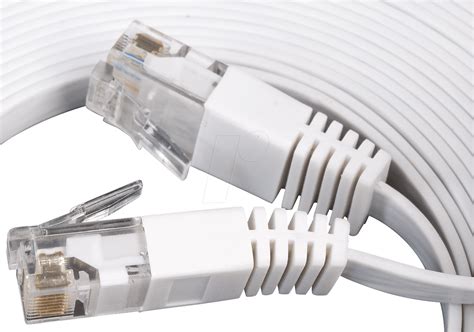 Patch C6sb 20ws 20m Cat 6 Flach Patchkabel Weiß Bei Reichelt Elektronik
