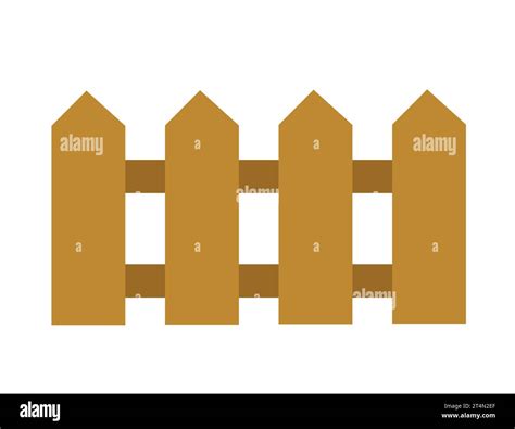 Wooden Fence Fence Vector Illustration Stock Vector Image And Art Alamy