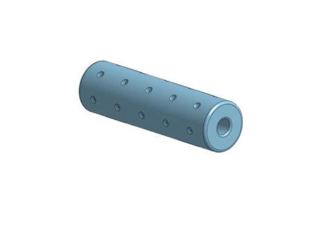 Stl File Narrow Airsoft Suppressor・3d Printable Design To Download・cults