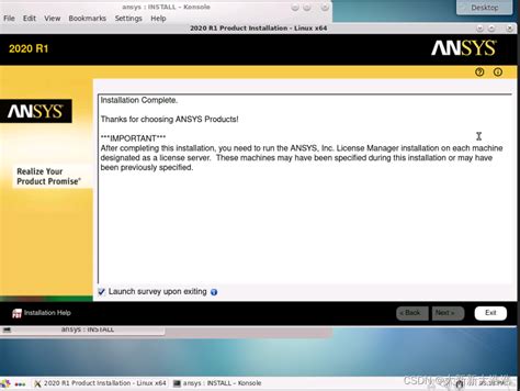 ansys products 2020 r1 linux64版本安装 ansys linux版本 csdn博客