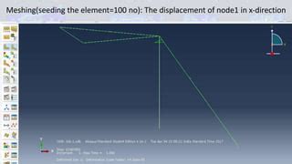 Finite Element Analysis Of Space Truss By Abaqus PPT
