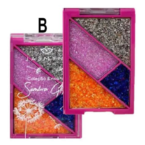 Paleta De Sombras Glitter Encanto Js06088 Jasmyne Belezar