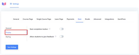 Quiz Settings Lms By Masteriyo