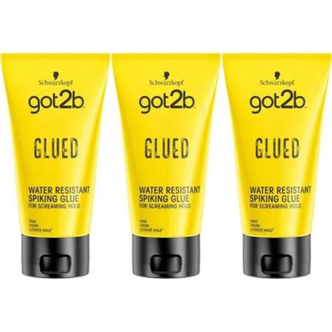 Schwarzkopf Got2b Glued Styling Spiking Glue 150 Ml Pack Of 3 On Onbuy