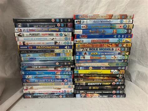40 Dvd Bundle Job Lot Mixed Action Comedy Horror Movies Johnny Depp £8