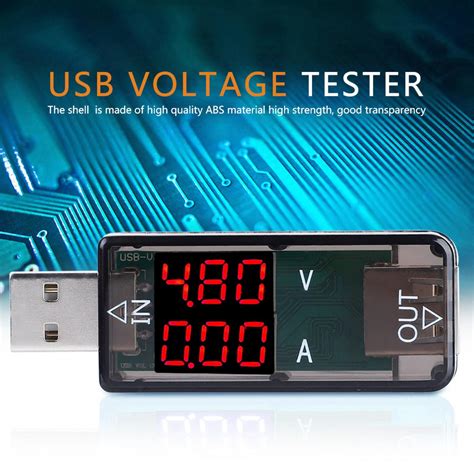 Probador De Voltaje Usb Voltímetro Lcd En Color Usb Medidor Usb