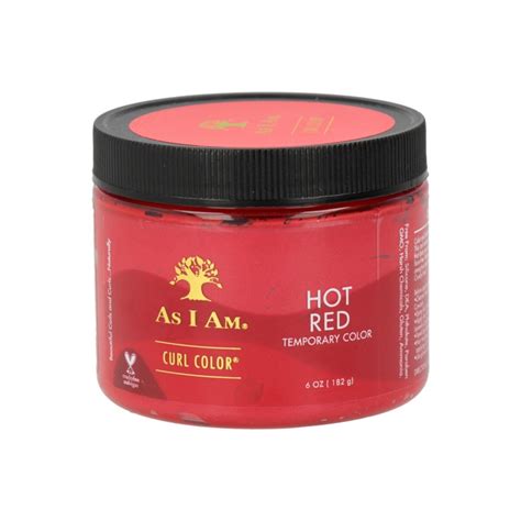 As I Am Curl Color Tinte Color Temporal Hot Red