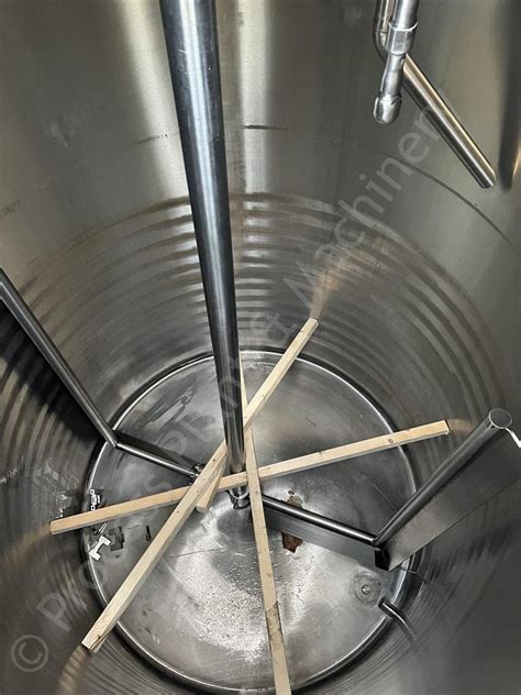 Used 5 000 Ltr 316 Grade Stainless Steel Jacketed Tank With Top Mounted