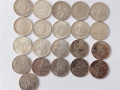 Estados Unidos 21 x1 2 Dollar Sonderprägungen alle verschieden 1892