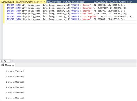 Learn SQL INSERT INTO TABLE