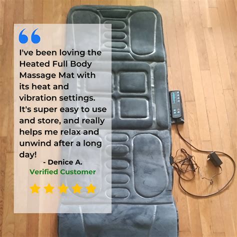 Heated Full Body Massage Mat Reposepoint
