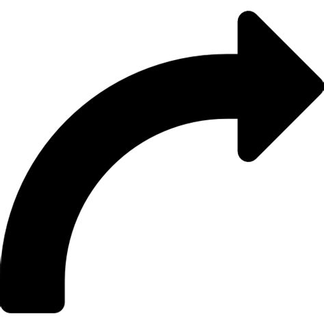 Curved Arrow Free Arrows Icons