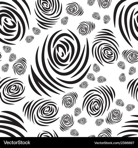 Fingerprint Seamless Pattern Royalty Free Vector Image