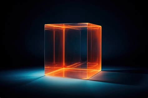 Premium Photo Minimal Cube Design