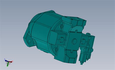 力士乐a10vso71泵solidworks 2011模型图纸下载 懒石网