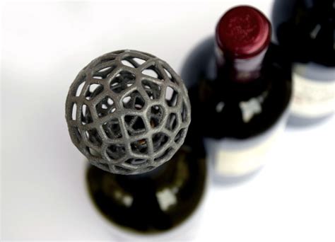 3d Printed Modern Voronoi Wine Bottle Stopper Cork Lid Cap Etsy