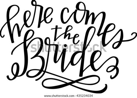 Here Comes Bride Stock Vector Royalty Free 435234034 Shutterstock