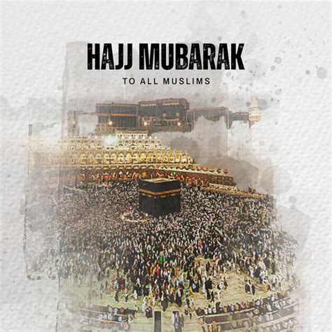 Hajj Mubarak Premium Ai Generated Image