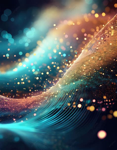 Abstract Glowing Wave Background Wallpaper Image For Free Download