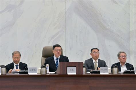 「貪瀆零容忍」 卓榮泰：肅貪掃黑絕無模糊空間