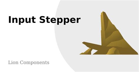 Input Stepper Lion
