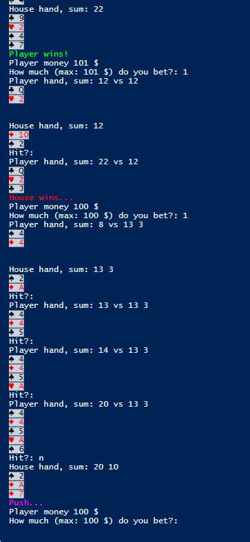 Github Satakblackjack Blackjack Game For Powershell