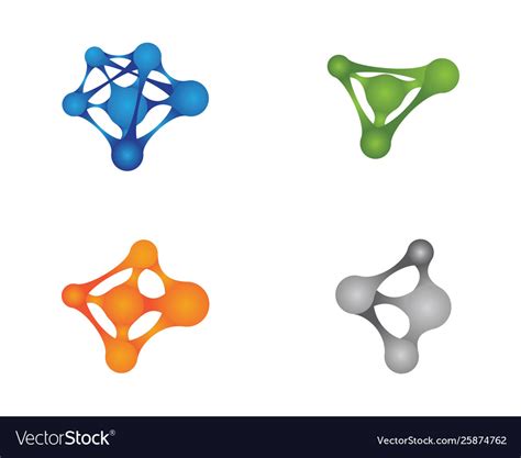 Meta Ball Icon Design Royalty Free Vector Image