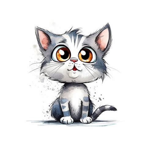 可爱的猫漫画插图 库存例证 插画 包括有 爱拥抱 字符 设计 乱画 生产 冷静 动画片 异乎寻常 280563648