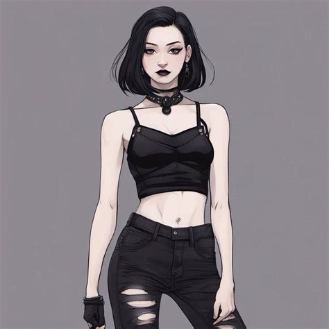 Dreamup Creation Goth Girl By Madluna123 On Deviantart