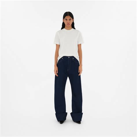 Ekd Cotton T Shirt In Salt Women Burberry® Official