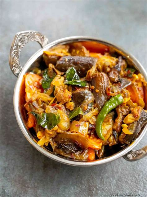 Sri Lankan Eggplant Stir Fry Hungry Lankan