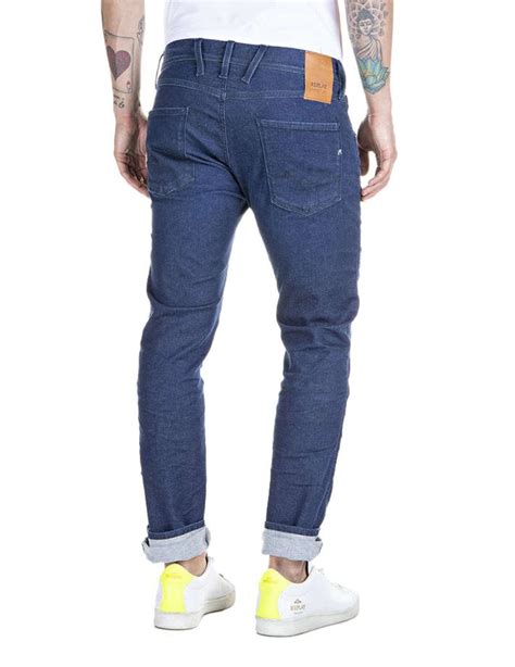 Pantalón vaquero Jack Jones Glenn azul rotos para hombre