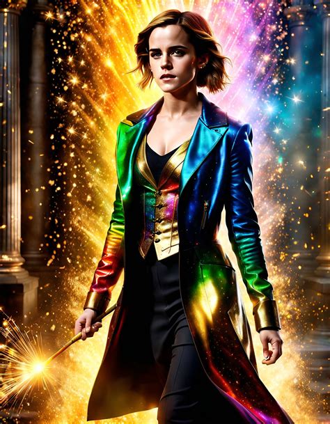 wizard Emma Watson - AI Generated Artwork - NightCafe Creator