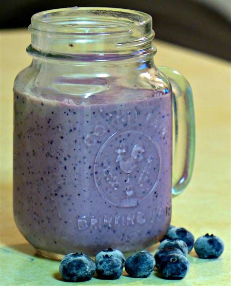 Desicanadianamerican Peanut Butter Blueberry Smoothie