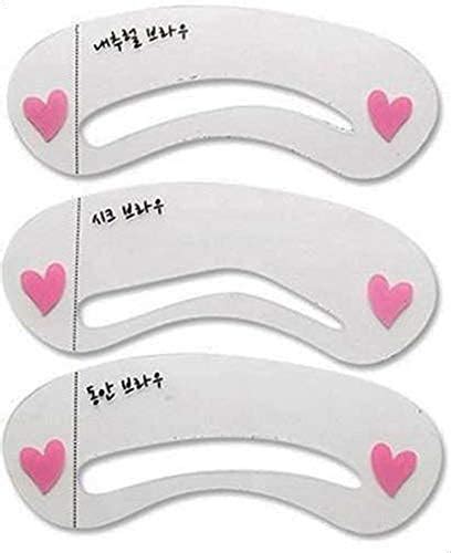Eyebrow Stencils 24 Styles Reusable Eyebrow Drawing Guide Card Brow