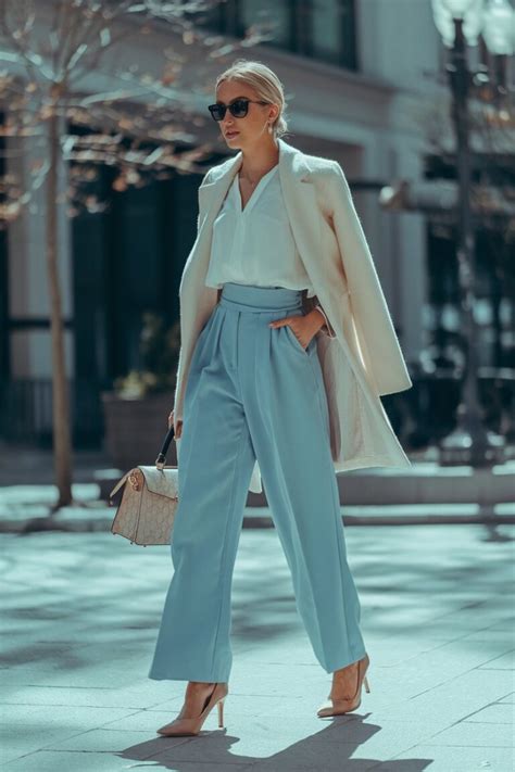 13 Light Blue Pants Outfits To Elevate Your Wardrobe