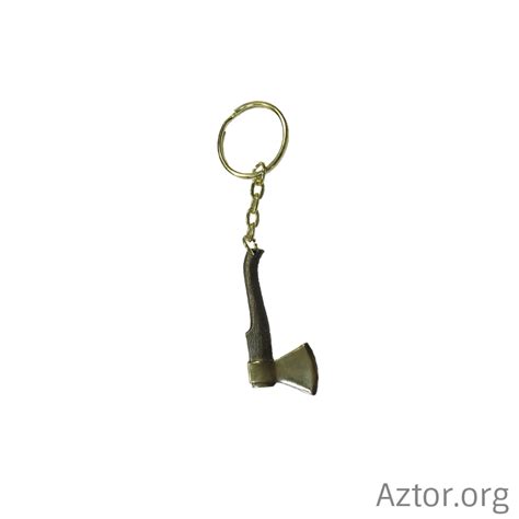 Бронзовый Брелок “Топор” | AZTOR