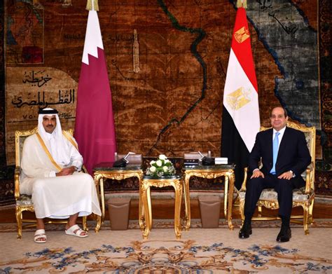 Egyptian President Abdel Fattah El Sisi Arrives In Qatar On Official Visit