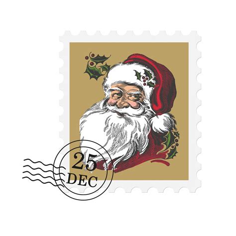 Christmas Santa Postage Stamp Free Stock Photo Public Domain Pictures