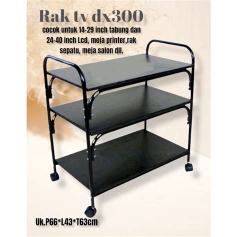 Jual Rak TV Besi DX300 Meja TV INDAH Shopee Indonesia