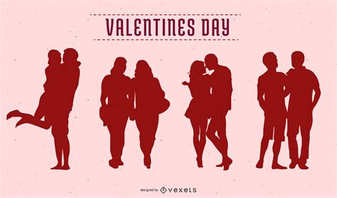 Baixar Vetor De Amor Casal Silhuetas
