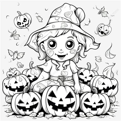 Páginas Para Colorear De Halloween Para Niños Color Por Número