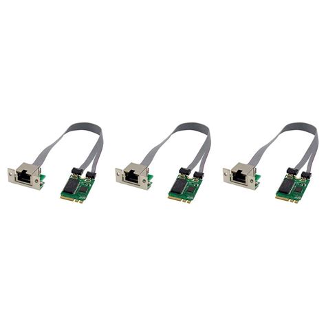 3x Mini Pcie Network Card M 2 A E To Rtl8111f Gigabit Ethernet Card Single Port Rj45 Ethernet