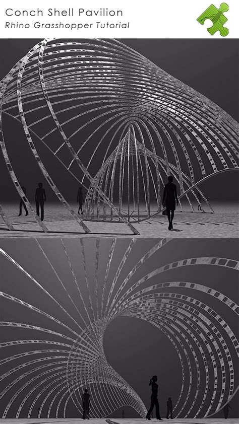 Conch Shell Pavilion Rhino Grasshopper Tutorial Pavilion Design Using