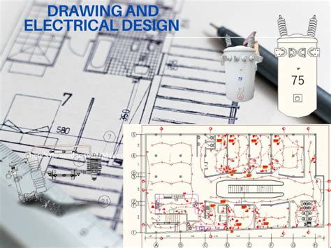 Design And Draw In Autocad Plans Of Electrical Installations Of A