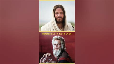 Jesus And Moses 10 Parallels From Matthew Comefollowme Newtestament