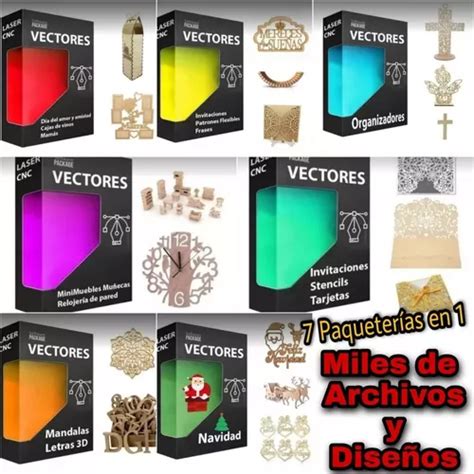 Pack 2 Millones Vectores Corte Laser Diseños Cnc Cdr Router en venta en