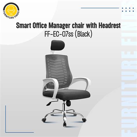 FF EC 07SS Black White Smart Office Executive Chair V Mesh Daraz Com Bd