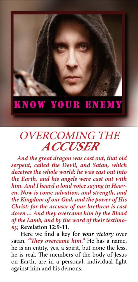 Overcoming Your Accuser
