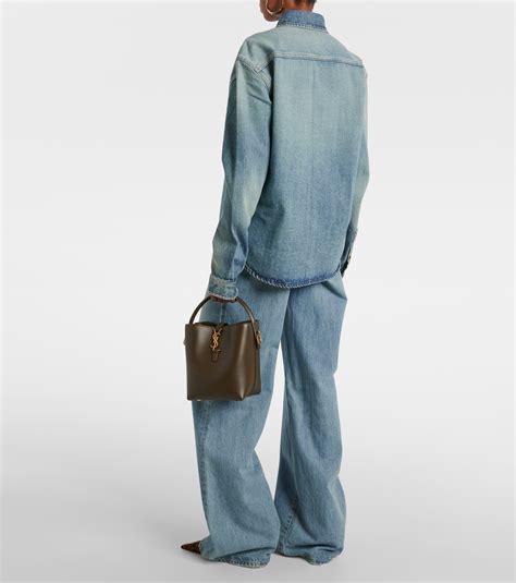 블루 Cassandre 데님 셔츠 Saint Laurent Mytheresa